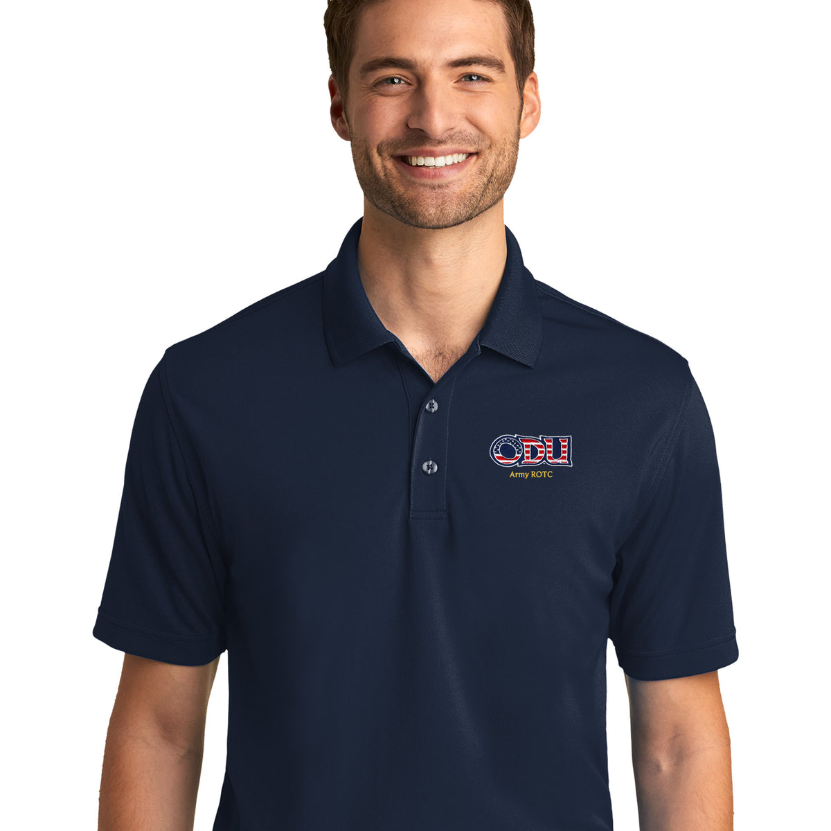 Old Dominion University, ODU Military - Army ROTC, UV Micro-Mesh Polo ...
